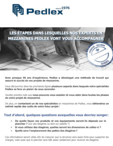 Catalogues - équipements d'entreposage et manutention Pedlex