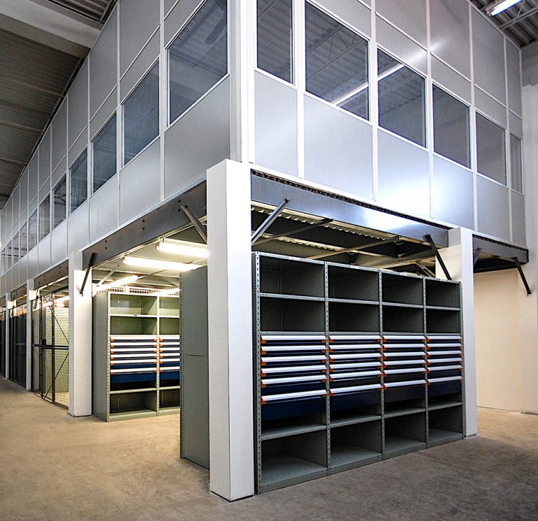 Modular Office on a Mezzanine - Pedlex