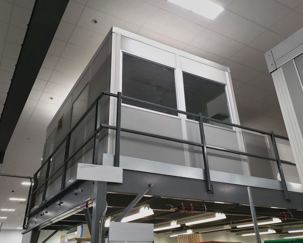 Modular Office on a Mezzanine - Pedlex