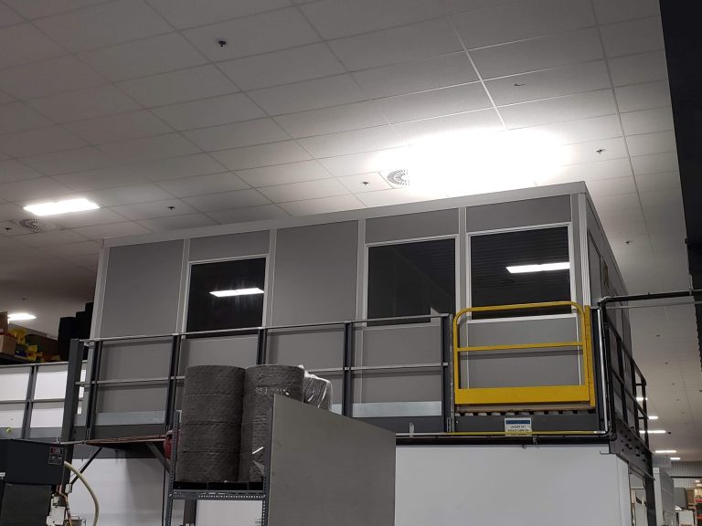 Mezzanine Office Space | Elevated Modular Offices - Pedlex